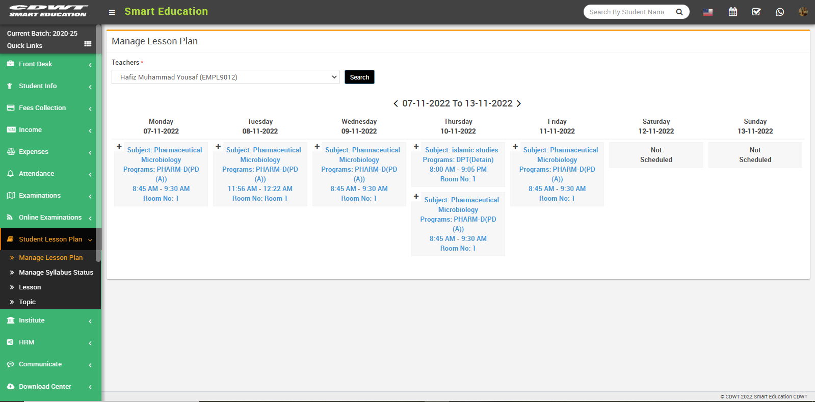 LESSON PLANNING - CDWT